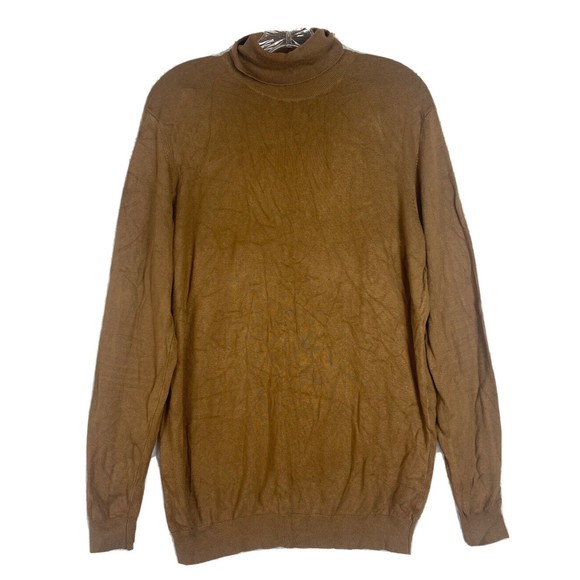 Zara | Sweaters | Zara Man Turtleneck Sweater Mens Small Cream Stretch ...
